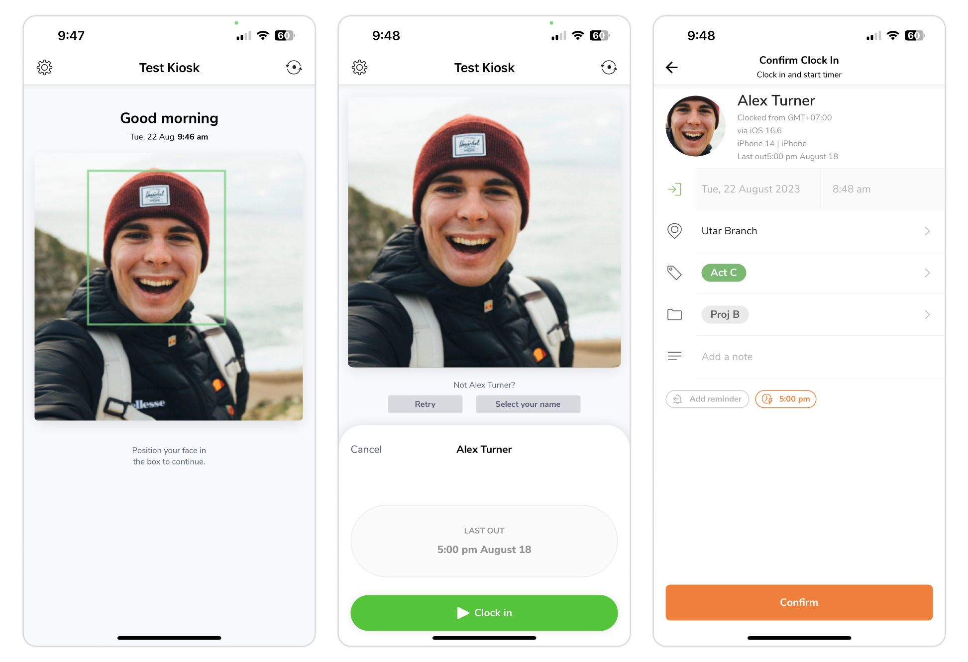 Set up Kiosk mode to use your tablet as a shared time clock