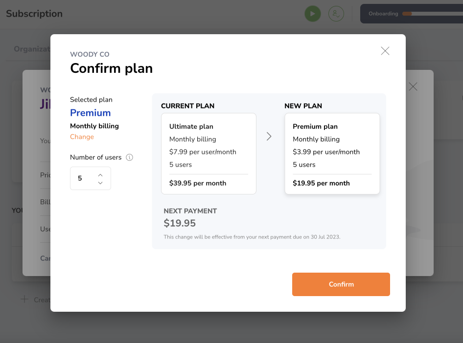 How do I upgrade or change my subscription plan?