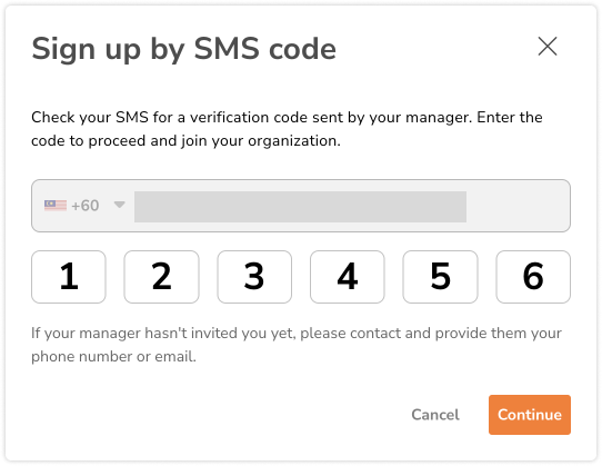 Joining your organization on Jibble
