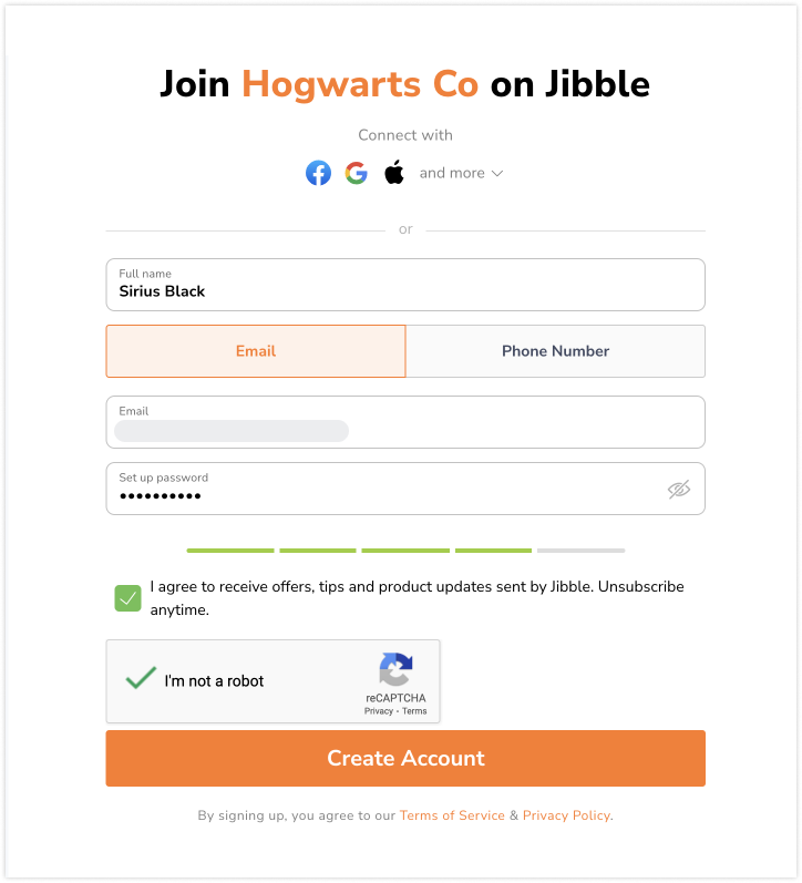 Joining your organization on Jibble