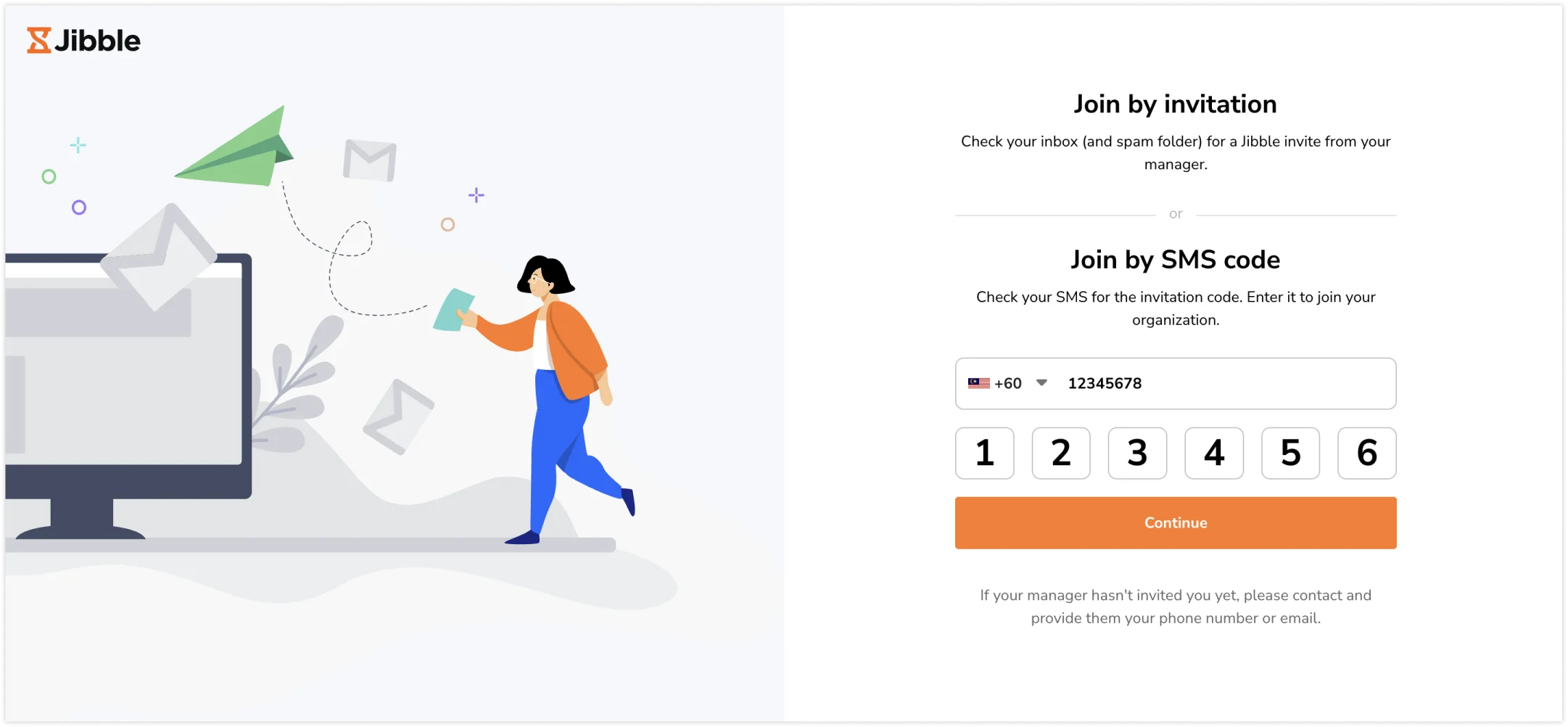 Joining your organization via Jibble's mobile app