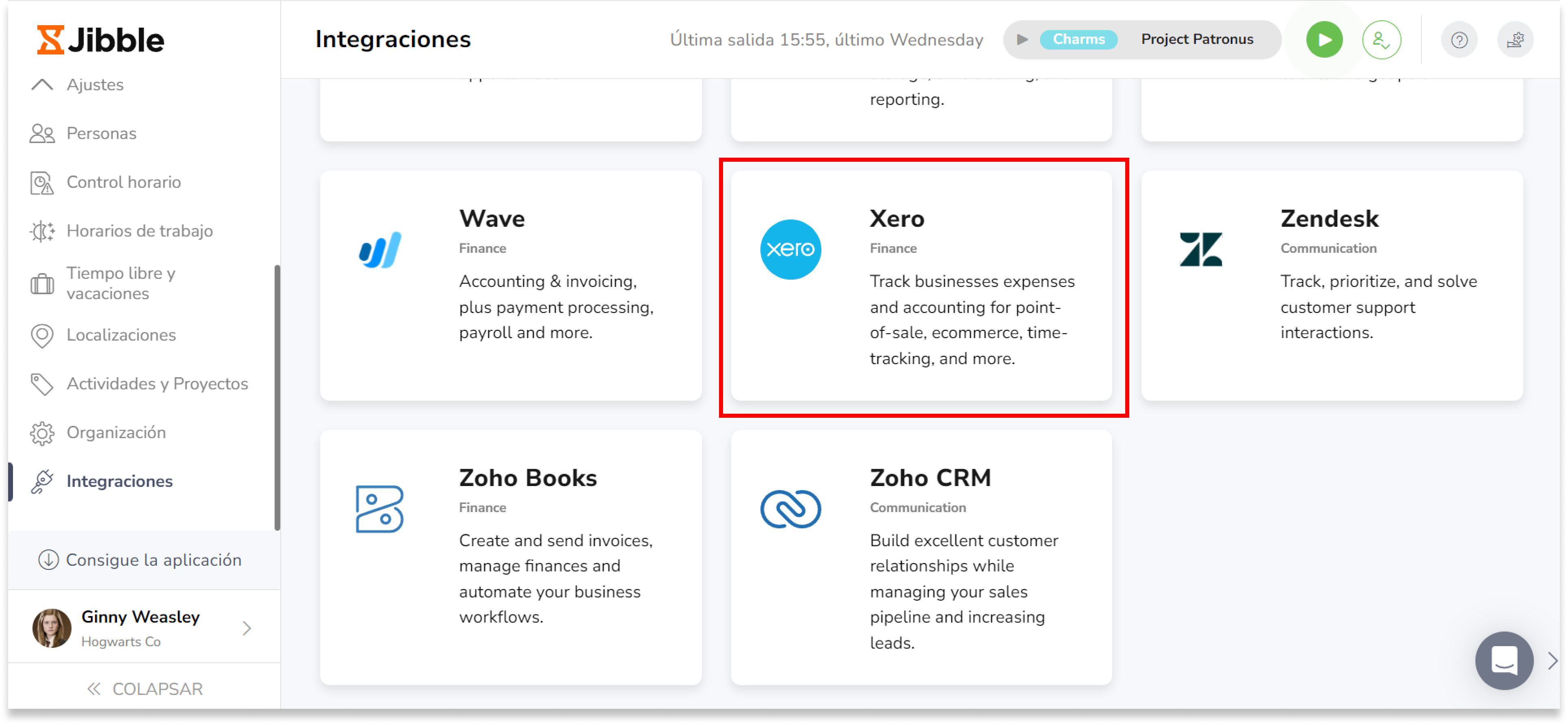 Conectar Xero con Jibble paso a paso