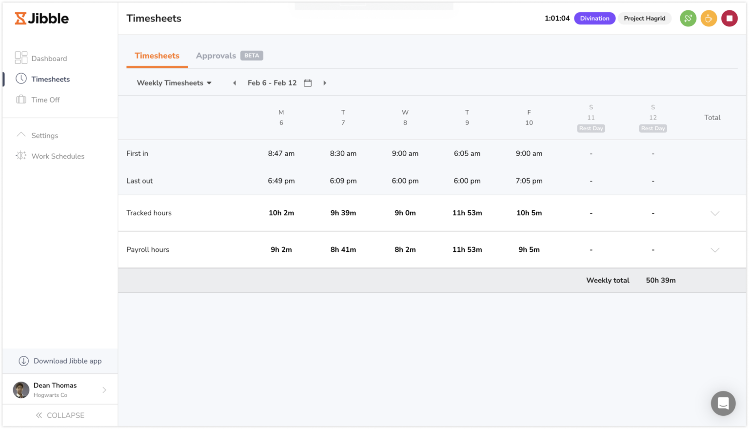 How do timesheets work? | Jibble