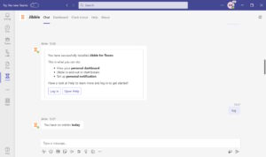 Using Jibble in Microsoft Teams