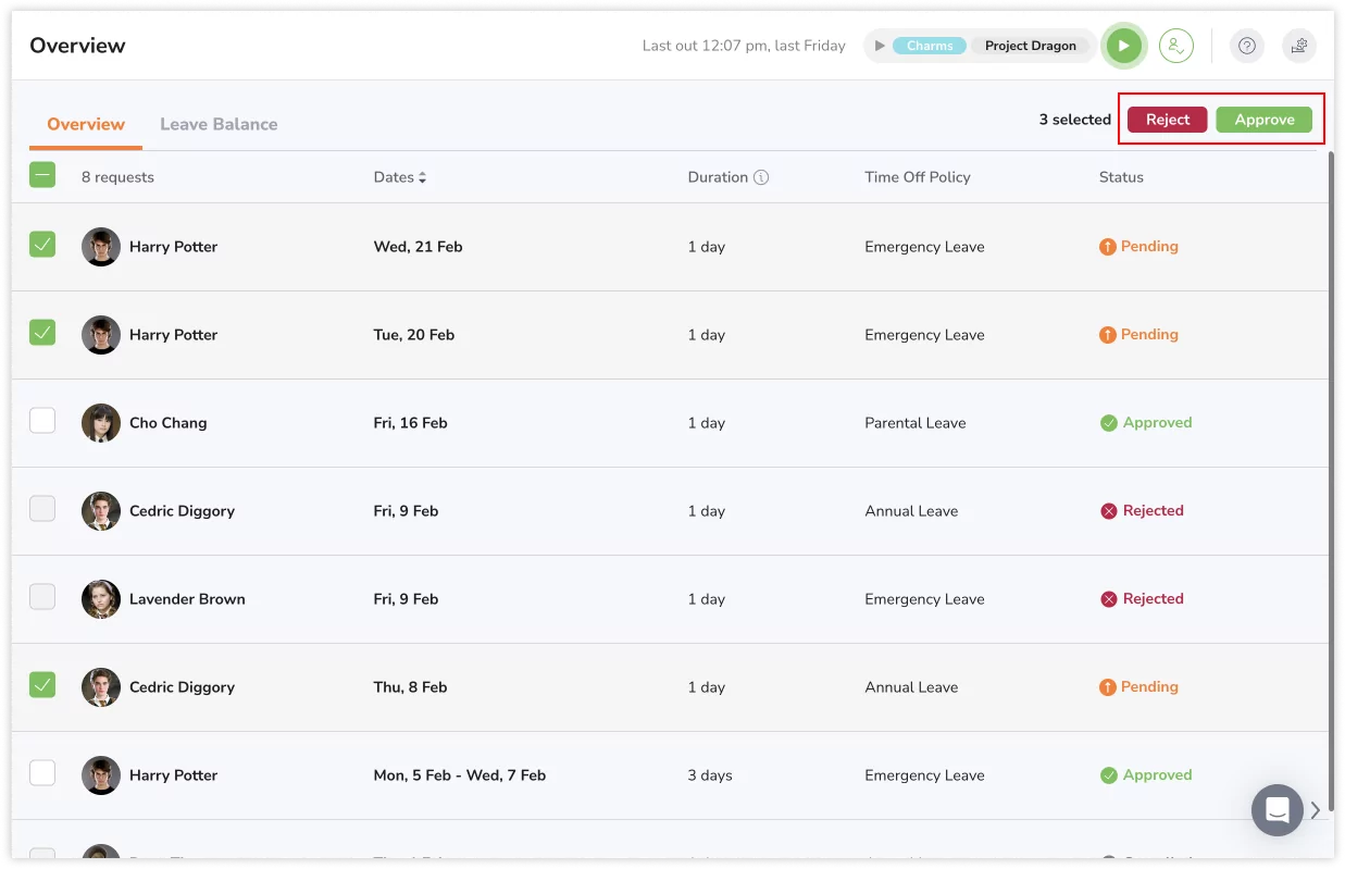Managing time off for your team