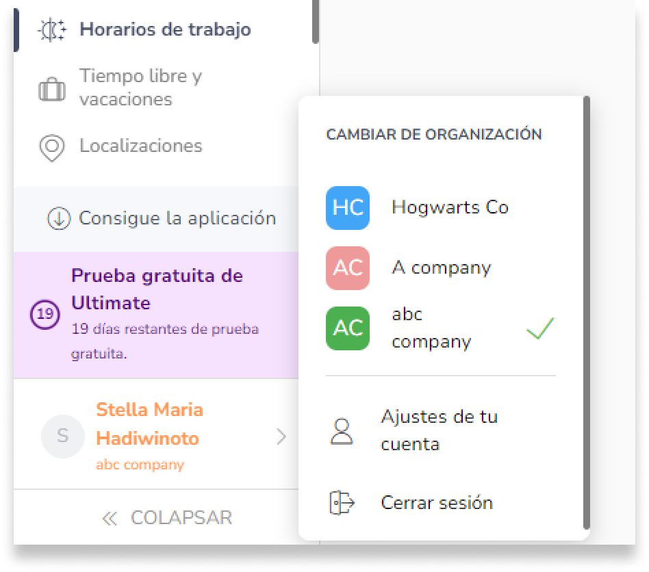 Actualizar los ajustes de tu cuenta