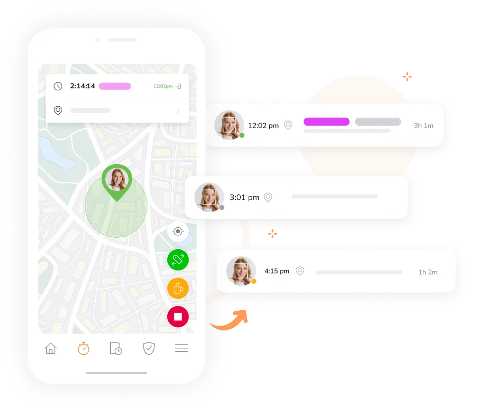 100%無料の従業員GPSトラッキングでかんたん時間記録｜Jibble