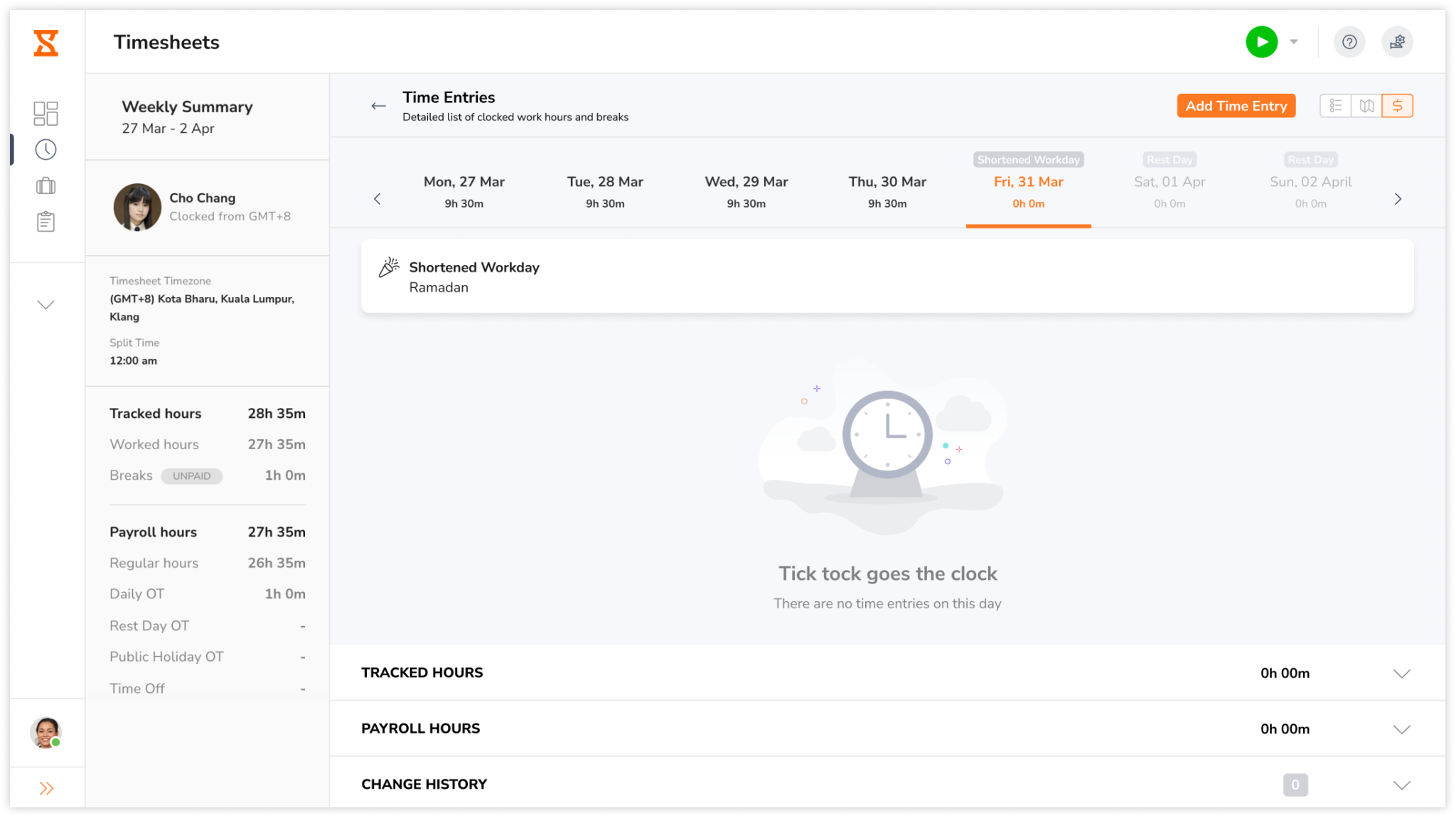 How to use Shortened Days in Jibble?