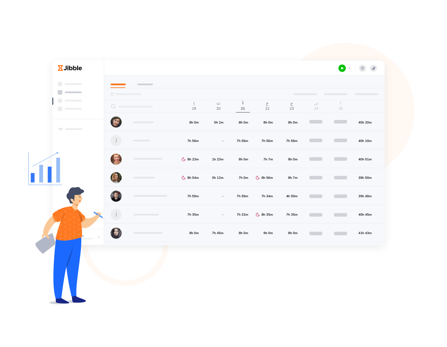 100% FREE HR Cloud Time Tracking | Jibble™