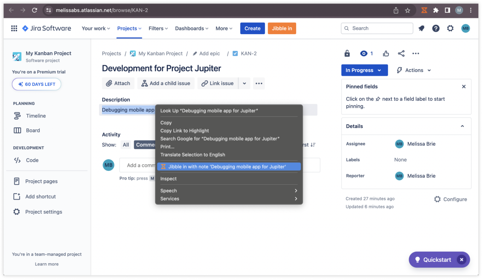 How do I track time in Jira? | Jibble