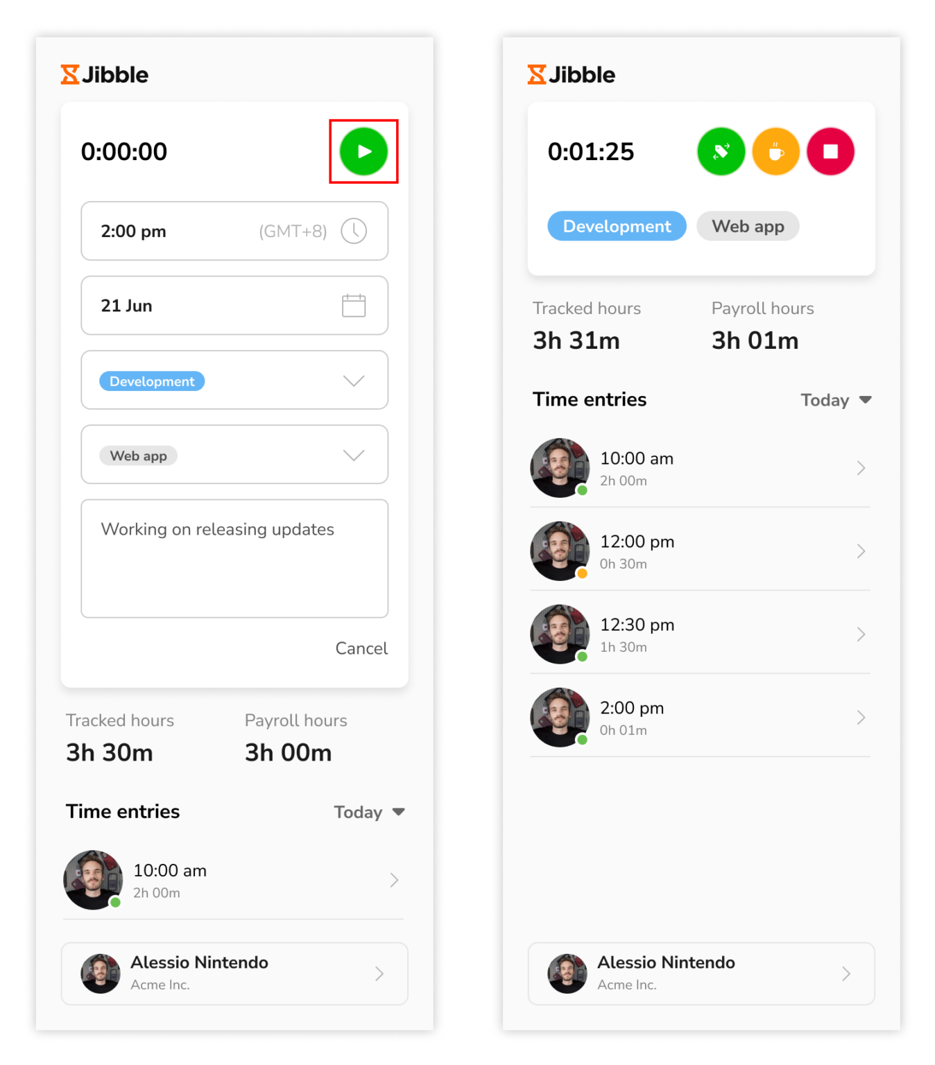 Getting started with Jibble’s Windows time tracker app