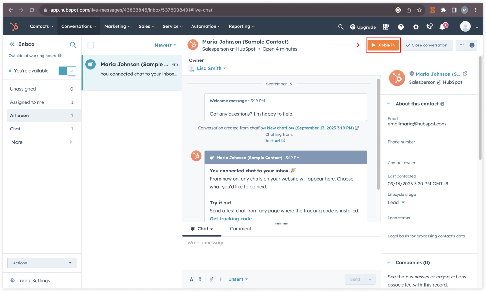 How do I track time in HubSpot?