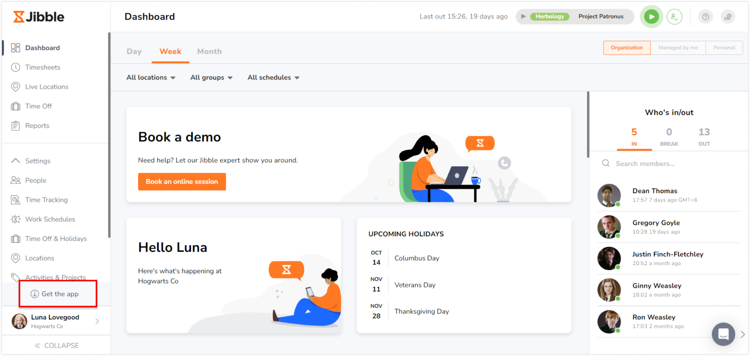 Using Jibble's Chrome Timer Extension