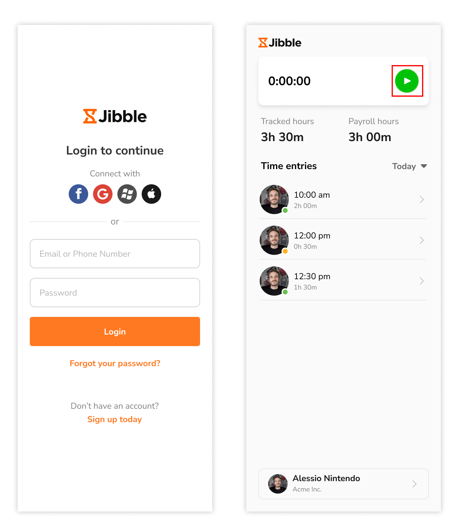 Getting started with Jibble’s Windows time tracker app
