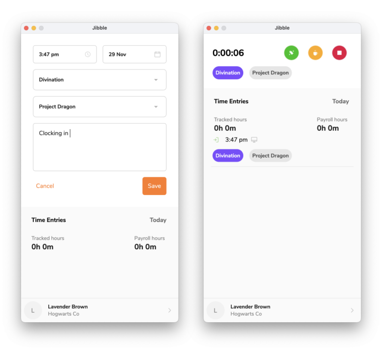 Getting started with Jibble’s Mac time tracker app