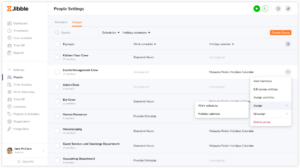 Understanding member assignments in Jibble