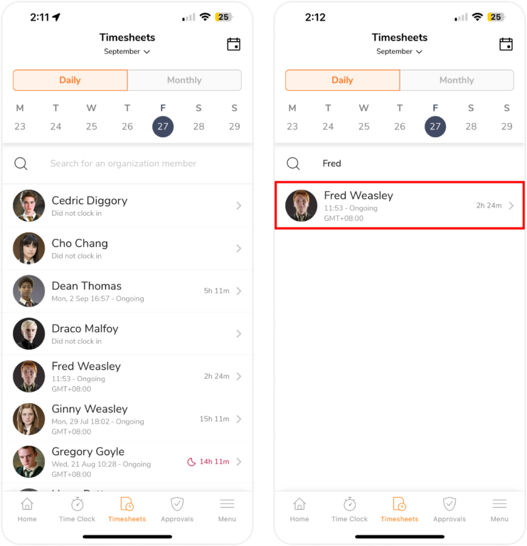 Mobile App: How to know if an entry is edited or deleted?