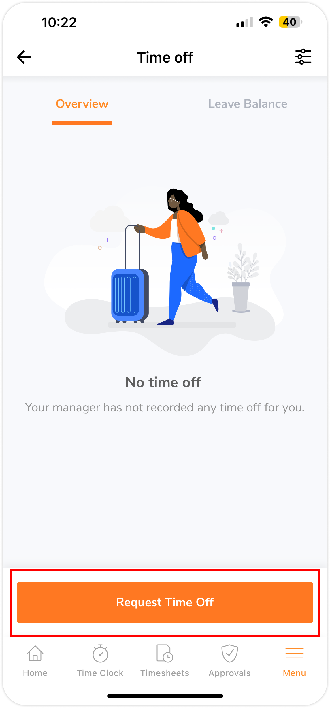 Mobile App: Requesting and Managing Time Off as a Member